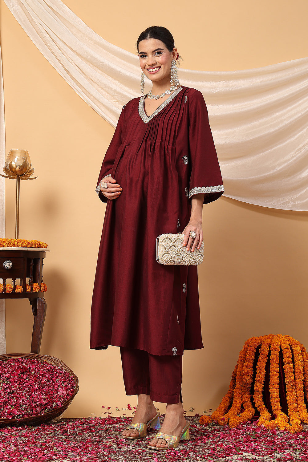 Maternity Dress Suits | Feeding kurti Sets on Sale – House Of Zelena™